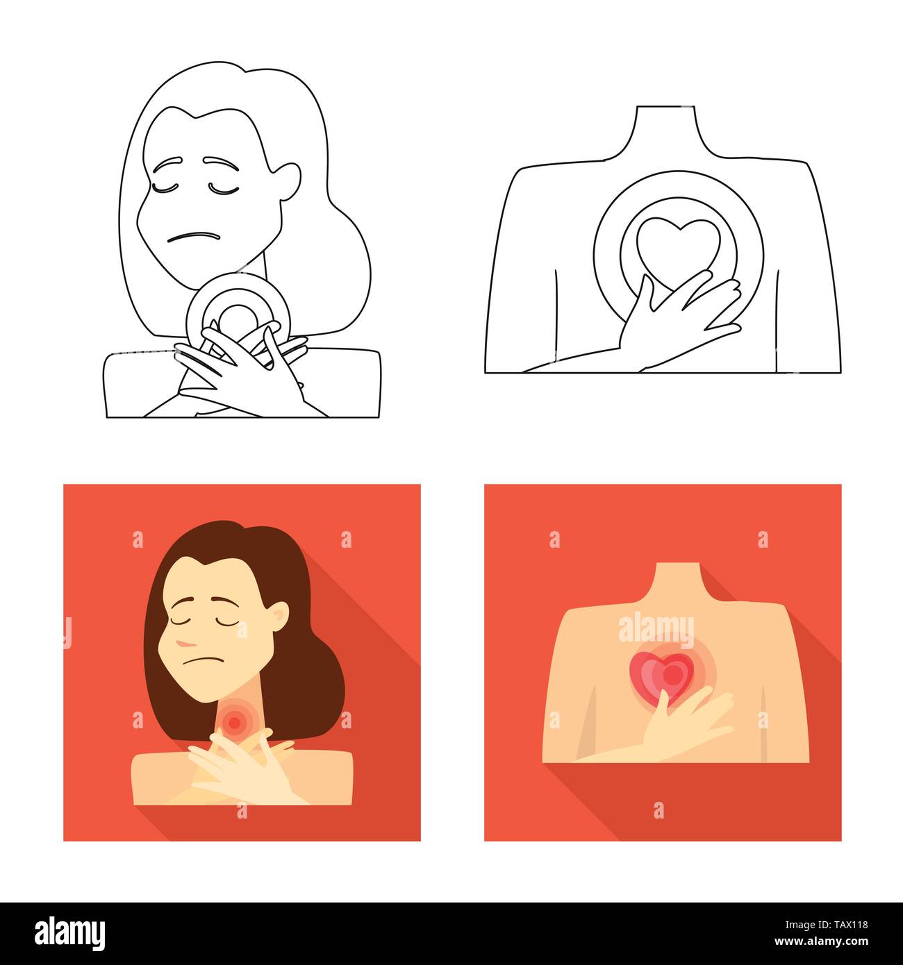 Pressure sore illustration hi-res stock photography and images - Alamy