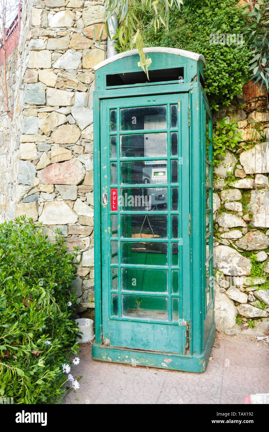 Old phone box Stock Photo - Alamy