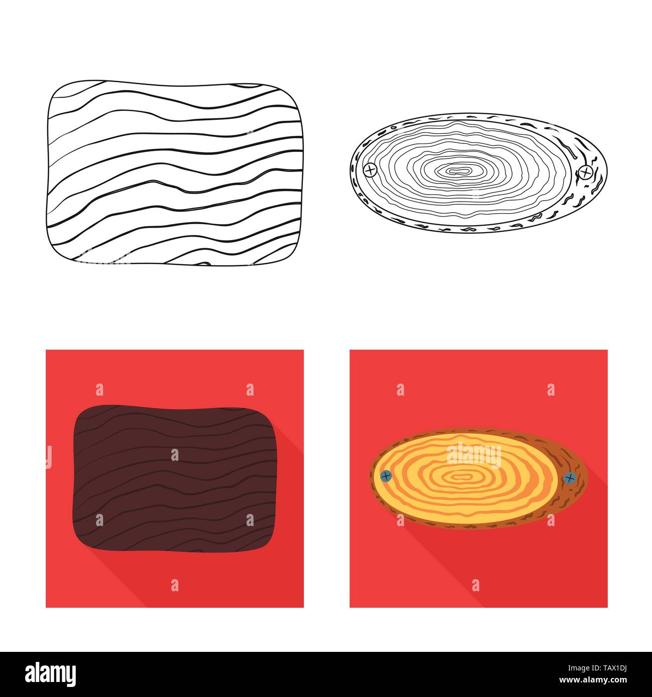 Natural fence post Stock Vector Images - Alamy