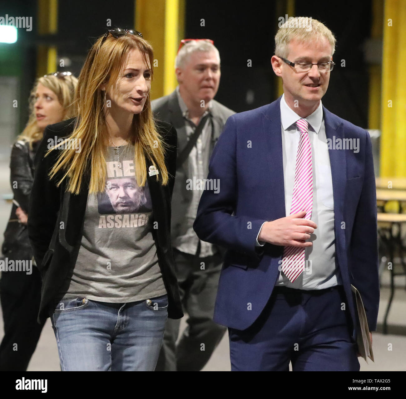 Independents 4 change candidate Clare Daly and her solicitor Gareth ...