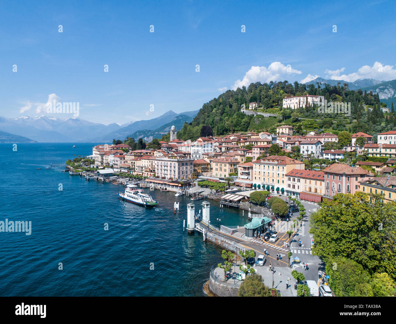 Aerial bay beautiful bellagio hi-res stock photography and images - Alamy