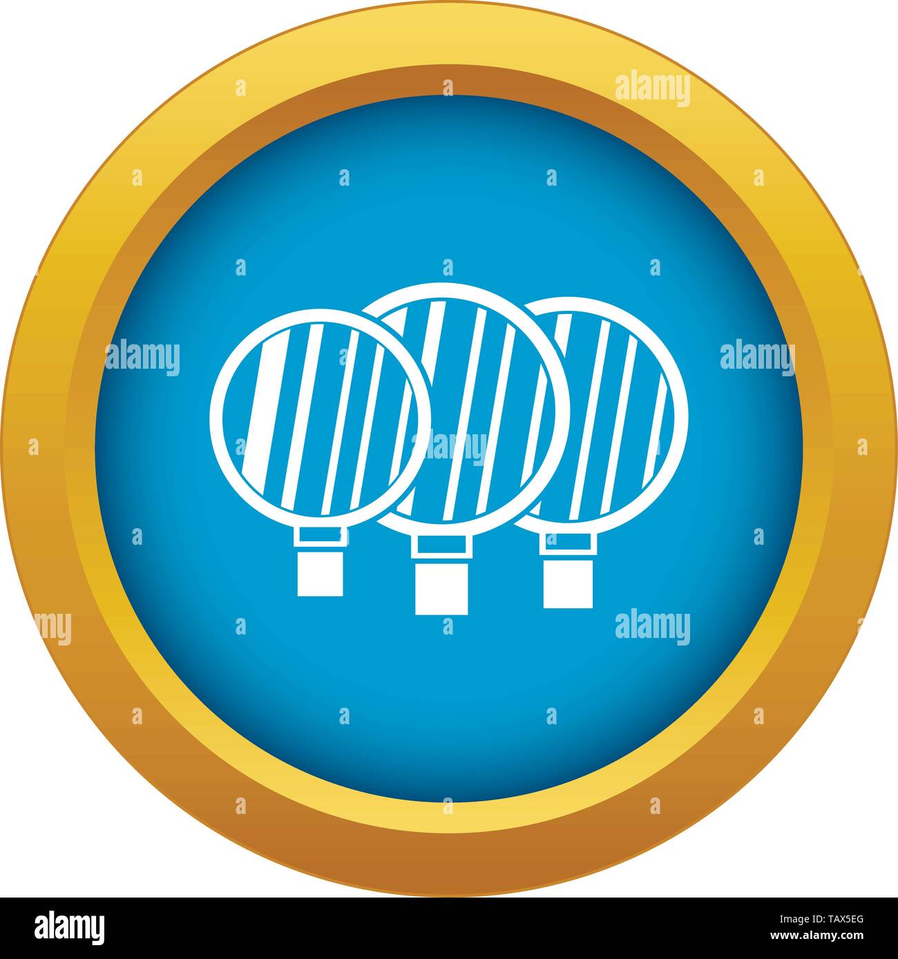 Camera lenses icon blue vector isolated Stock Vector Image & Art - Alamy
