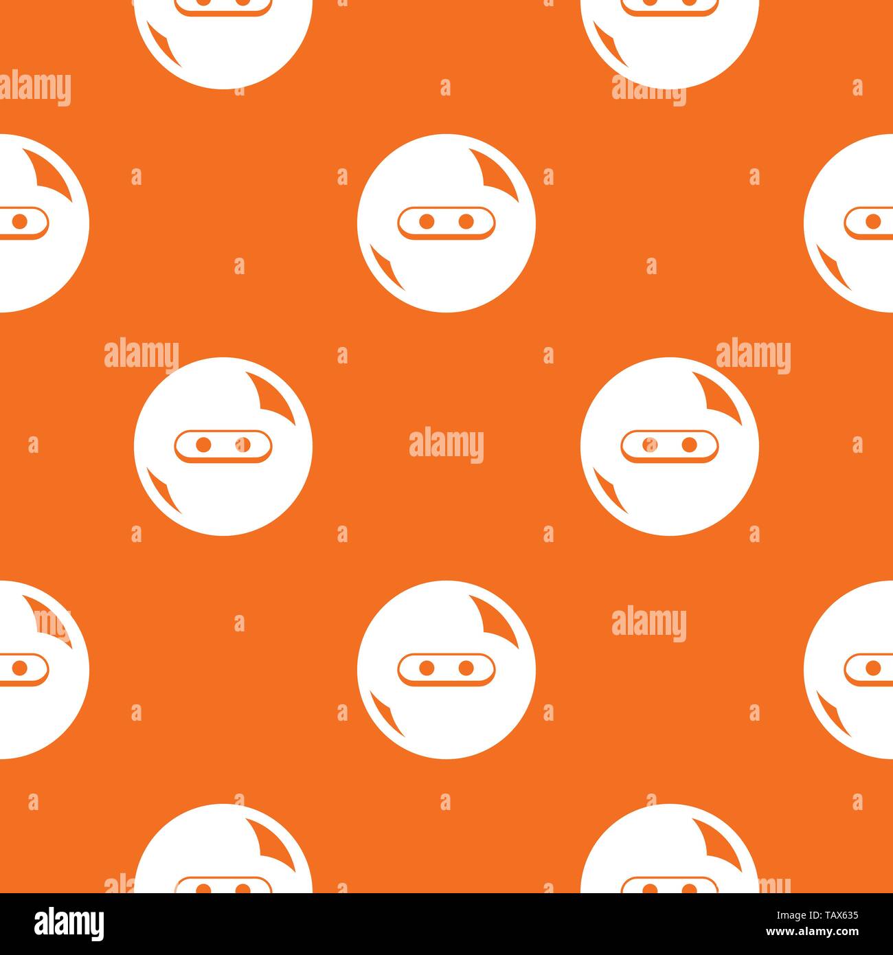 Round button pattern vector orange Stock Vector Image & Art - Alamy