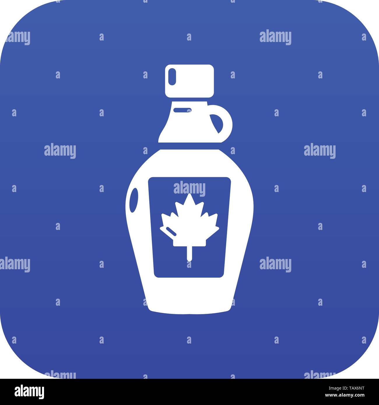 Maple syrup icon blue vector Stock Vector Image & Art - Alamy