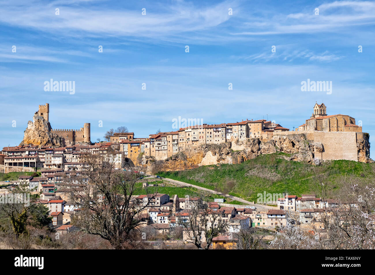 castle in medieval city Stock Photo - Alamy