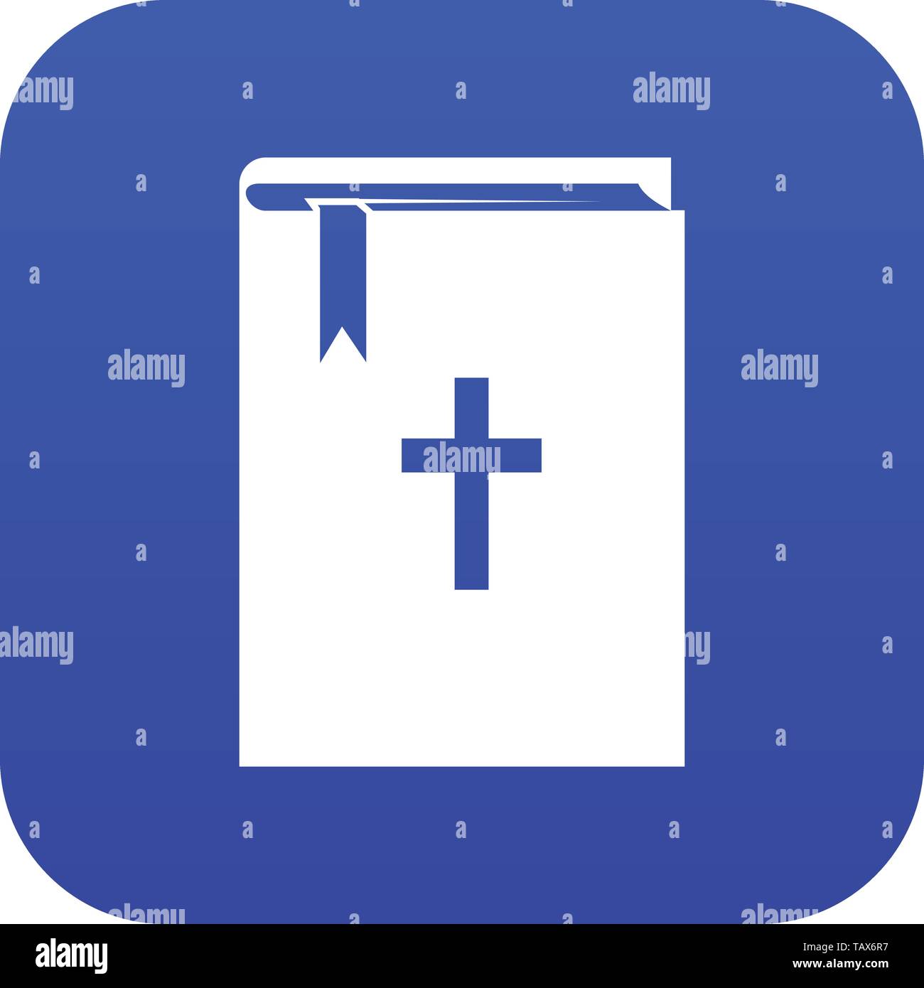 Bible icon digital blue Stock Vector Image & Art - Alamy