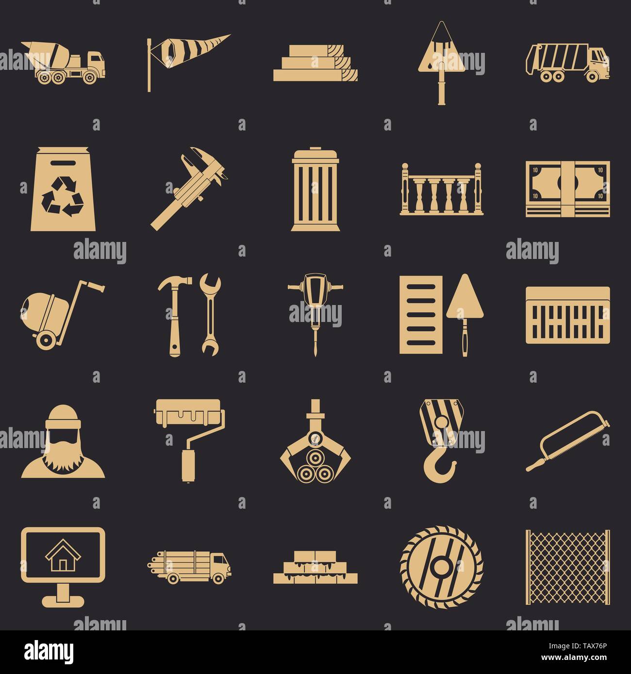 Building material icons set, simple style Stock Vector Image & Art - Alamy Building material icons set, simple style Stock Vector Image & Art - Alamy