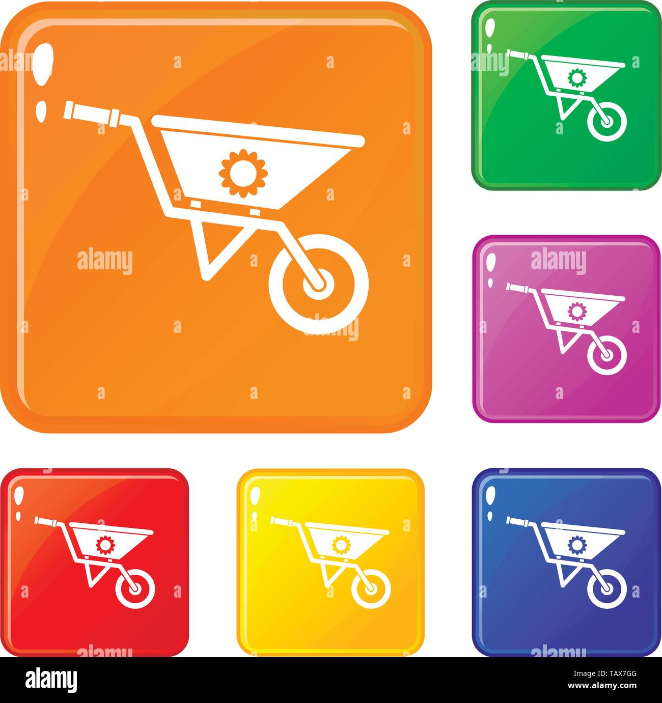 Lawn care vehicle Stock Vector Images - Alamy