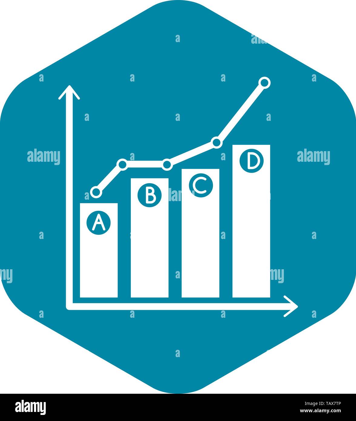 Grow up chart icon, simple style Stock Vector Image & Art - Alamy