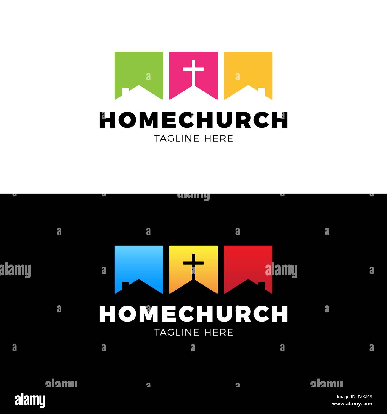 Template christian logo, emblem for school, college, seminary, church ...