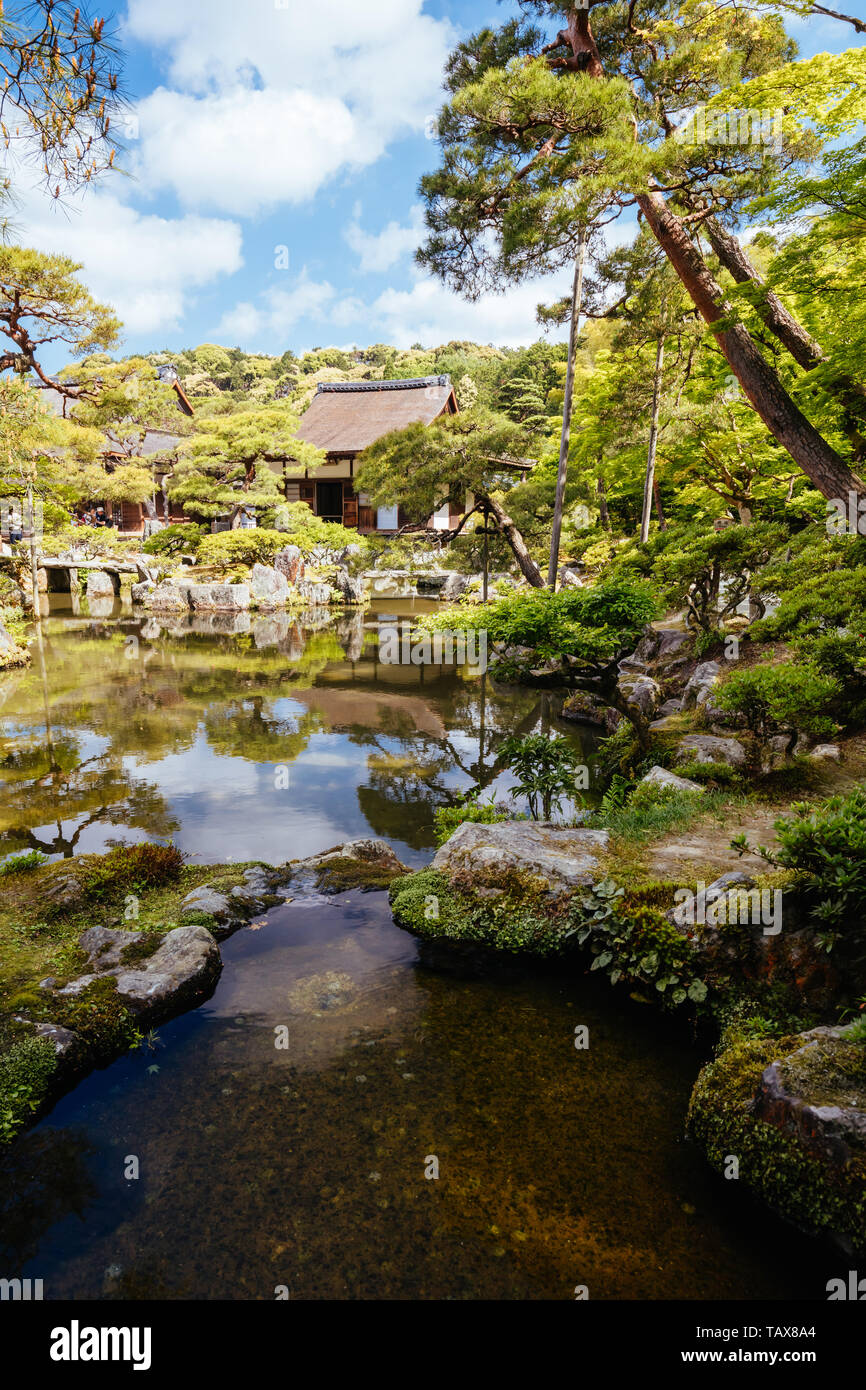 Silver Pavillion Ginkakuji Temple Kyoto Japan Stock Photo - Alamy