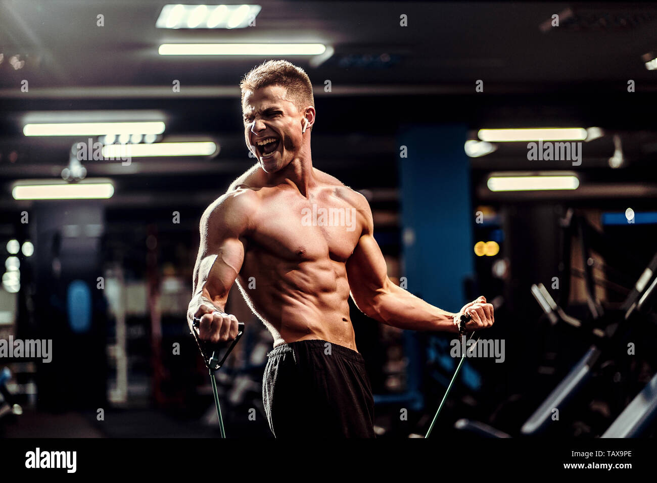 Well built white male hi-res stock photography and images - Alamy
