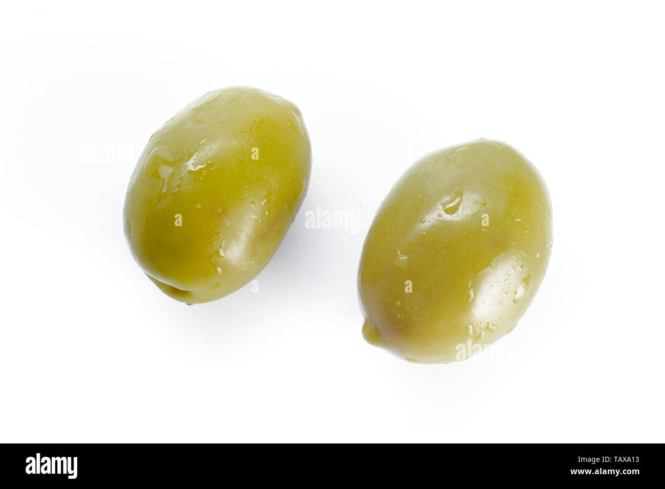 olive isolated on white Stock Photo - Alamy