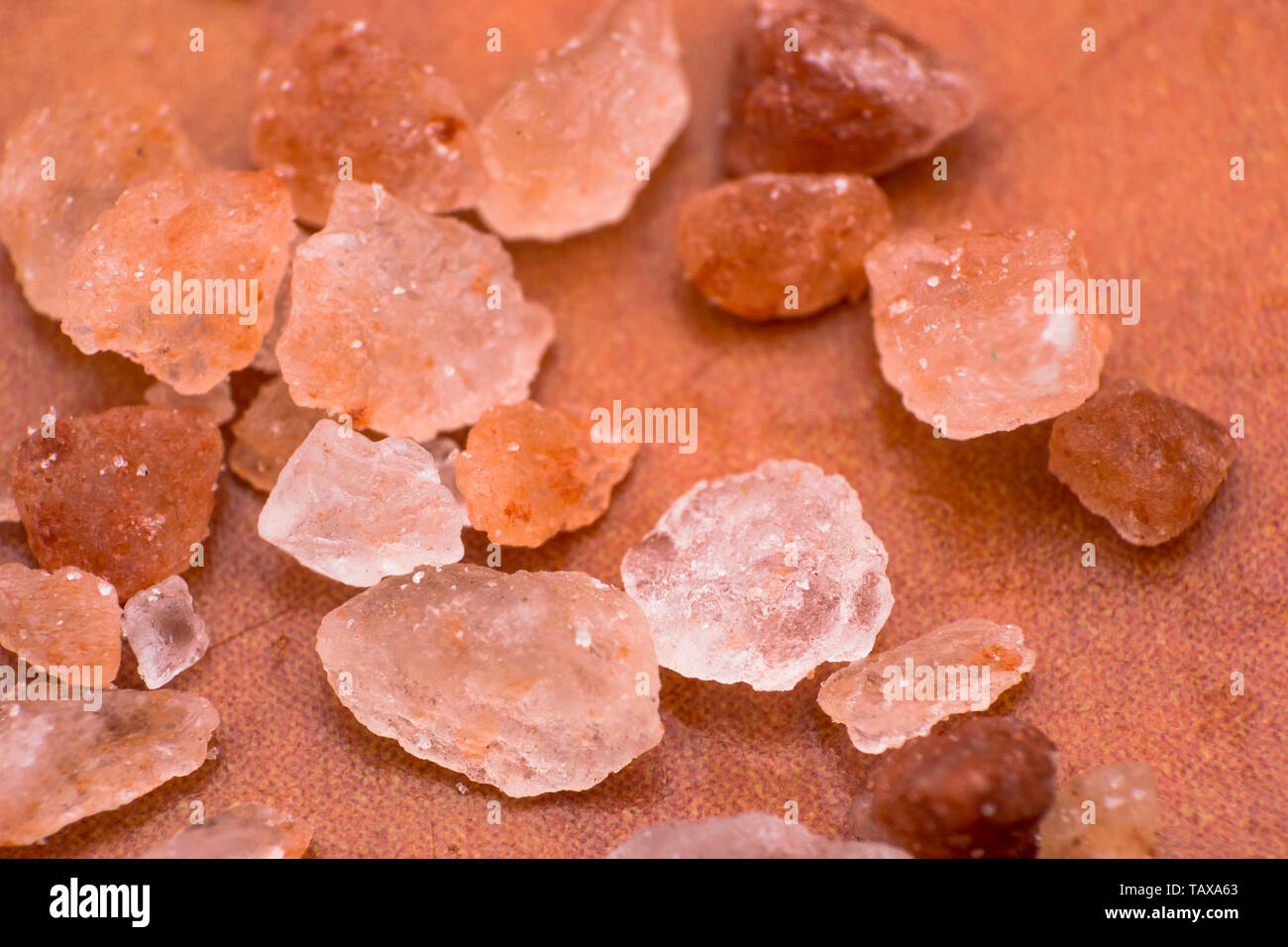macro photo of Himalayan Pink Salt Stock Photo - Alamy