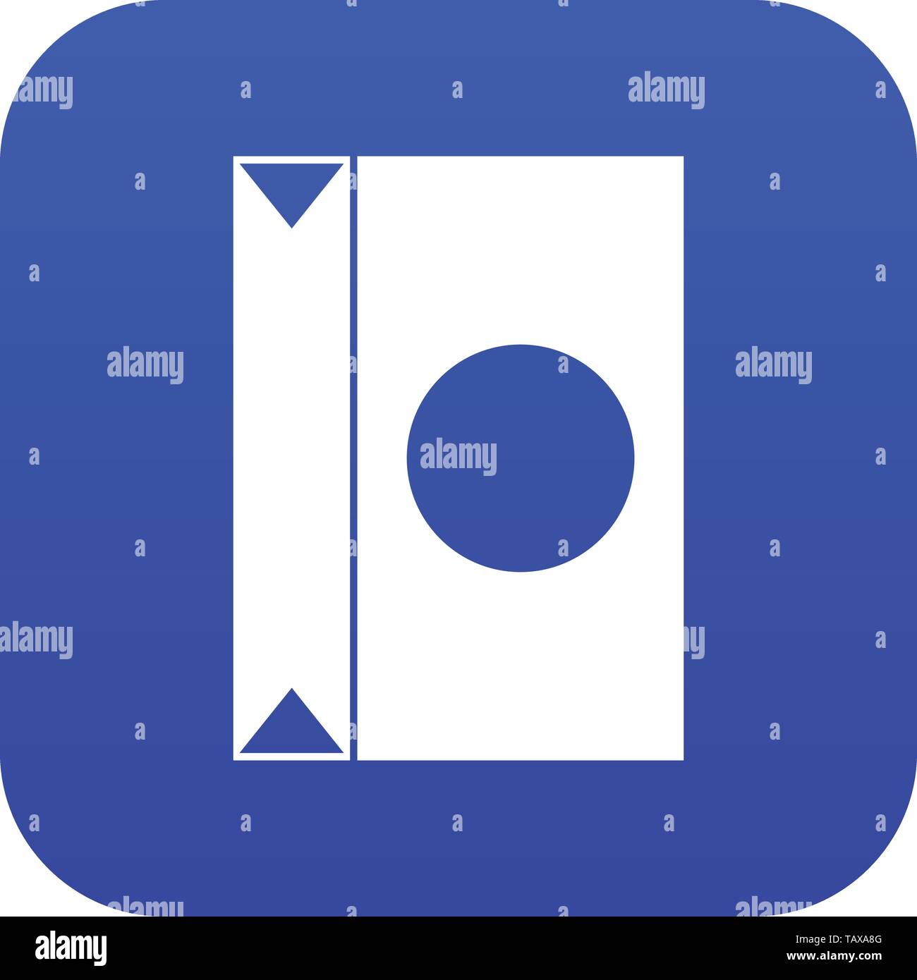 Big package icon digital blue Stock Vector Image & Art - Alamy