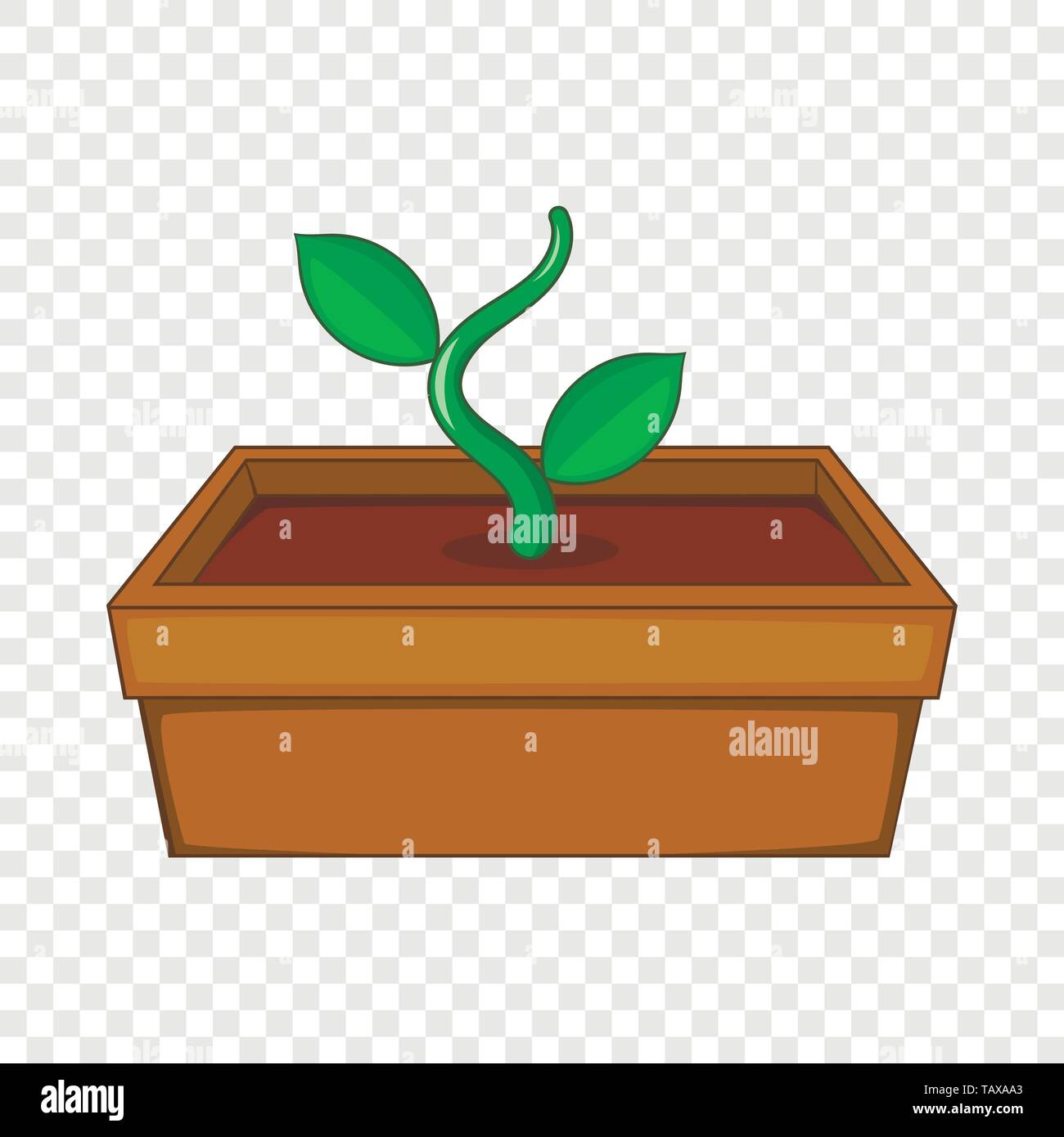 Green sprout icon, cartoon style Stock Vector Image & Art - Alamy