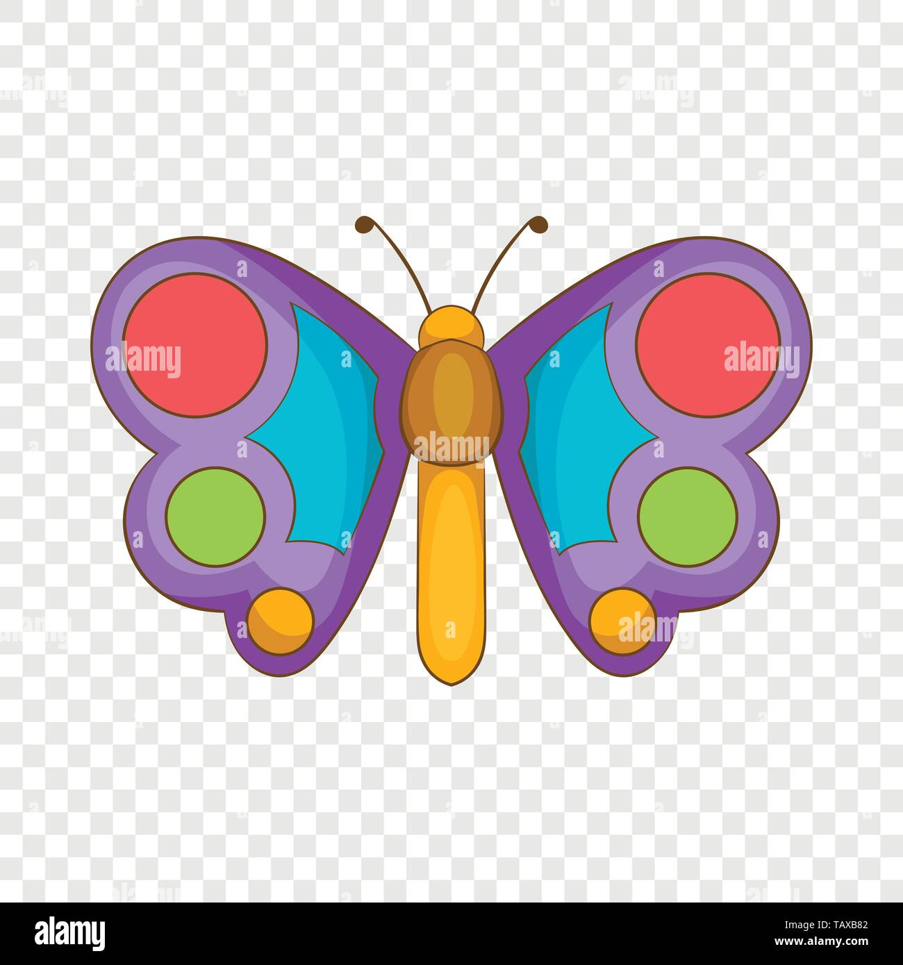 Butterfly icon, cartoon style Stock Vector Image & Art - Alamy