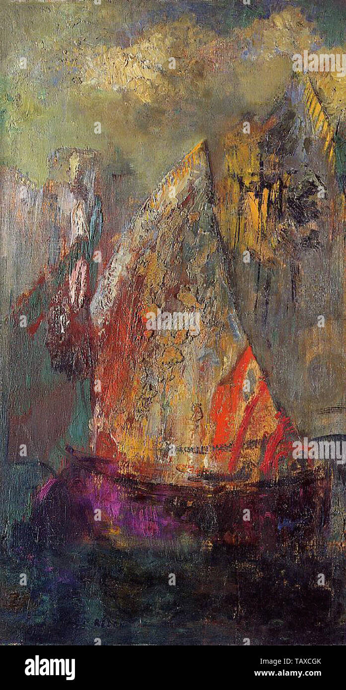 Odilon Redon - Boat 1 Stock Photo - Alamy