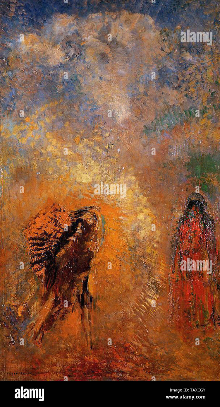 Odilon Redon - Apparition Stock Photo - Alamy