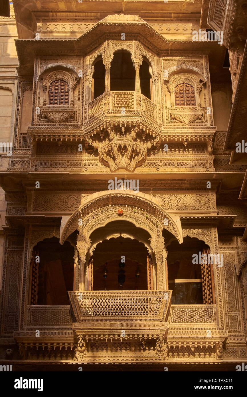 Patwon Haveli in Jaisalmer Stock Photo - Alamy