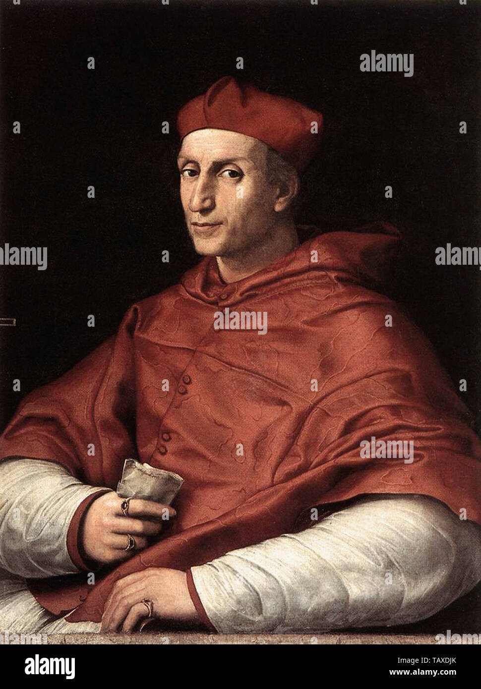 Raffaello Sanzio Da Urbino - Raphael - Portrait Cardinal Bibbiena 1516 ...