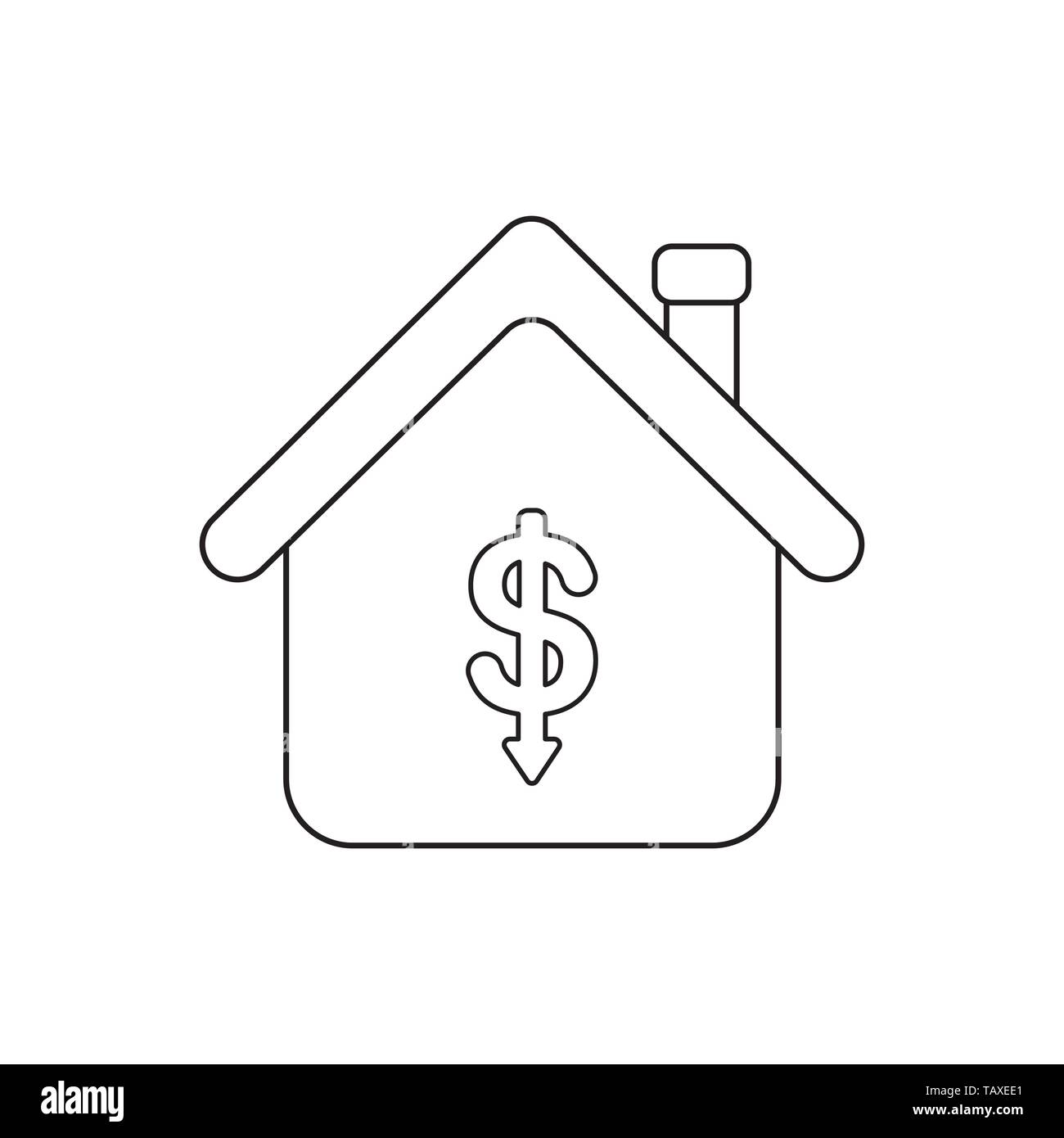 House price drop Black and White Stock Photos & Images - Alamy
