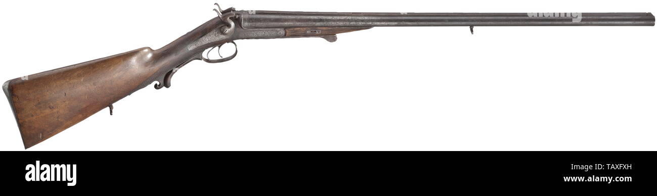 Double Barrel Hunting Rifle