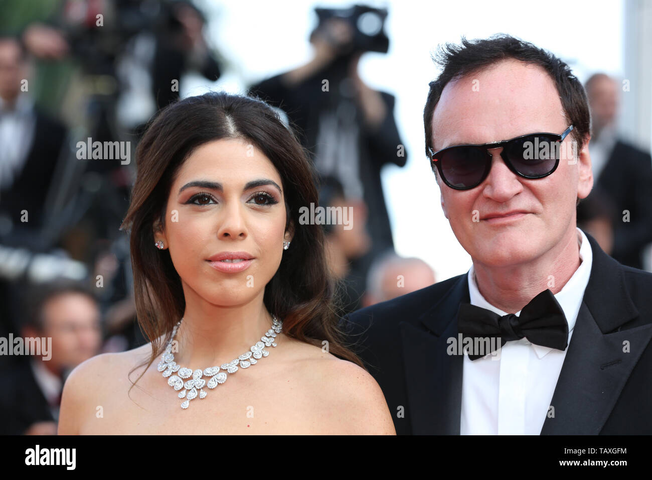 CANNES, FRANCE - MAY 25: Daniella Pick and Quentin Tarantino attend the ...