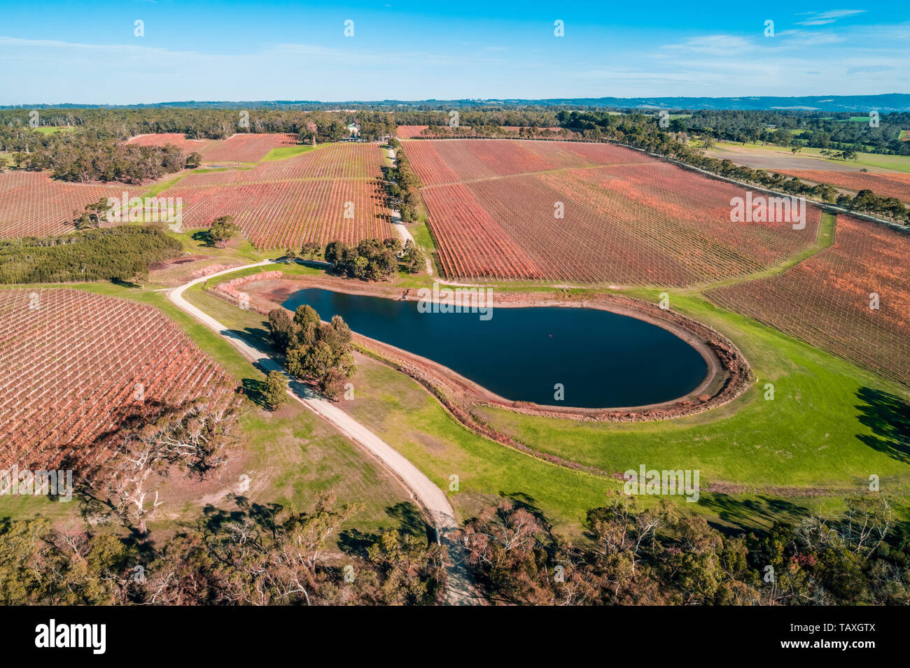 Small lake aerial view hi-res stock photography and images - Alamy