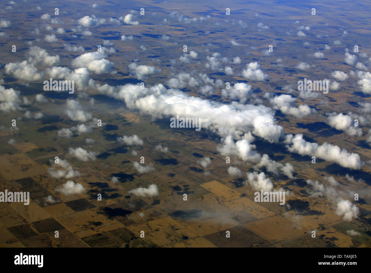 wisconsin field in drone point of view Stock Photo - Alamy