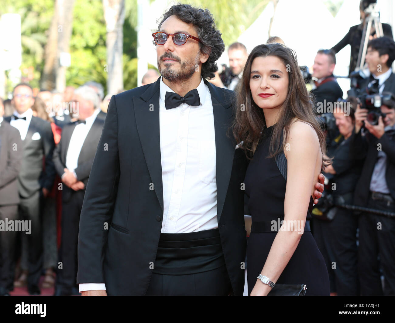CANNES, FRANCE - MAY 25: Vincent Elbaz and Fanny Conquy attend the ...