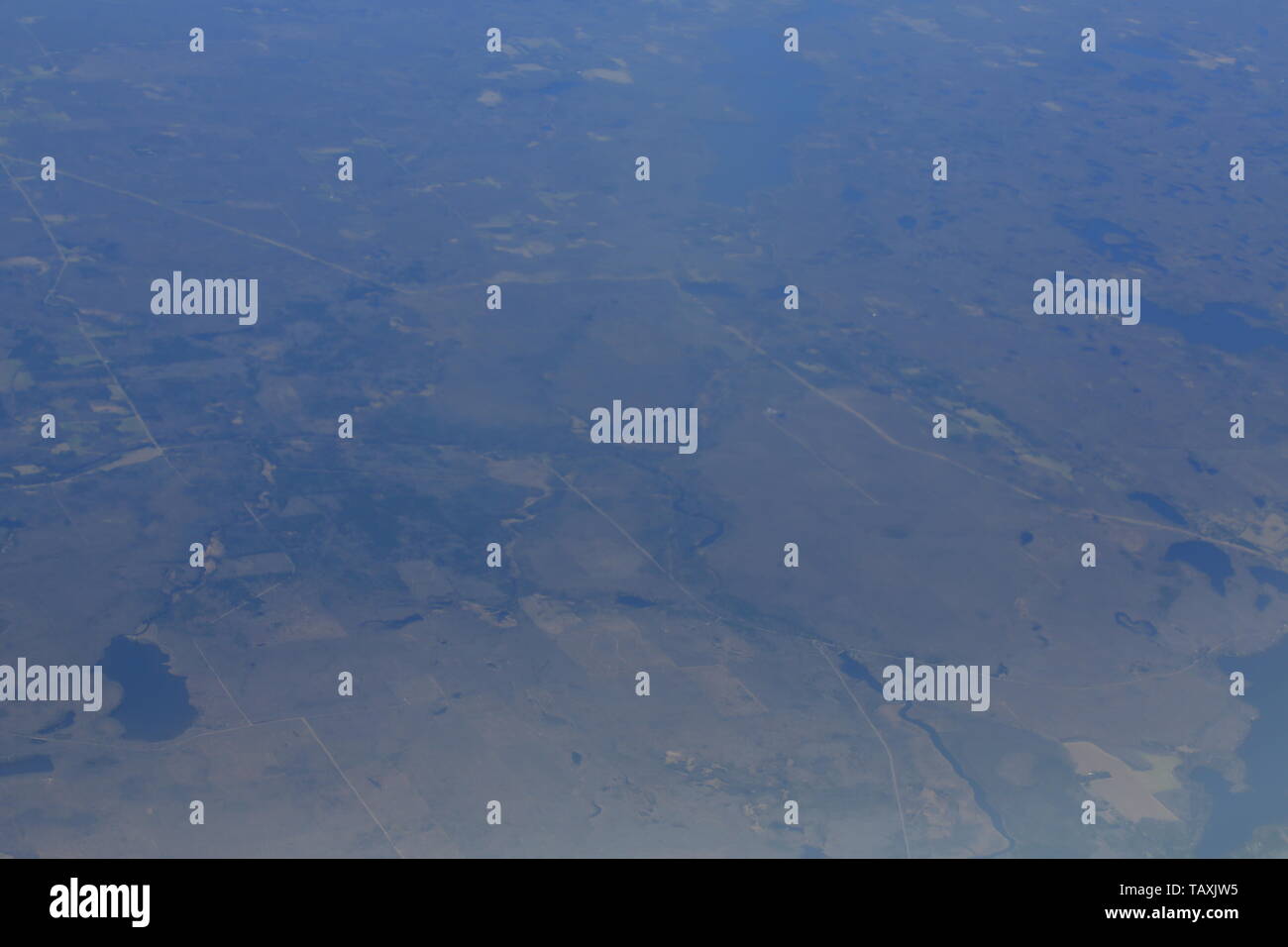 wisconsin field in drone point of view Stock Photo - Alamy