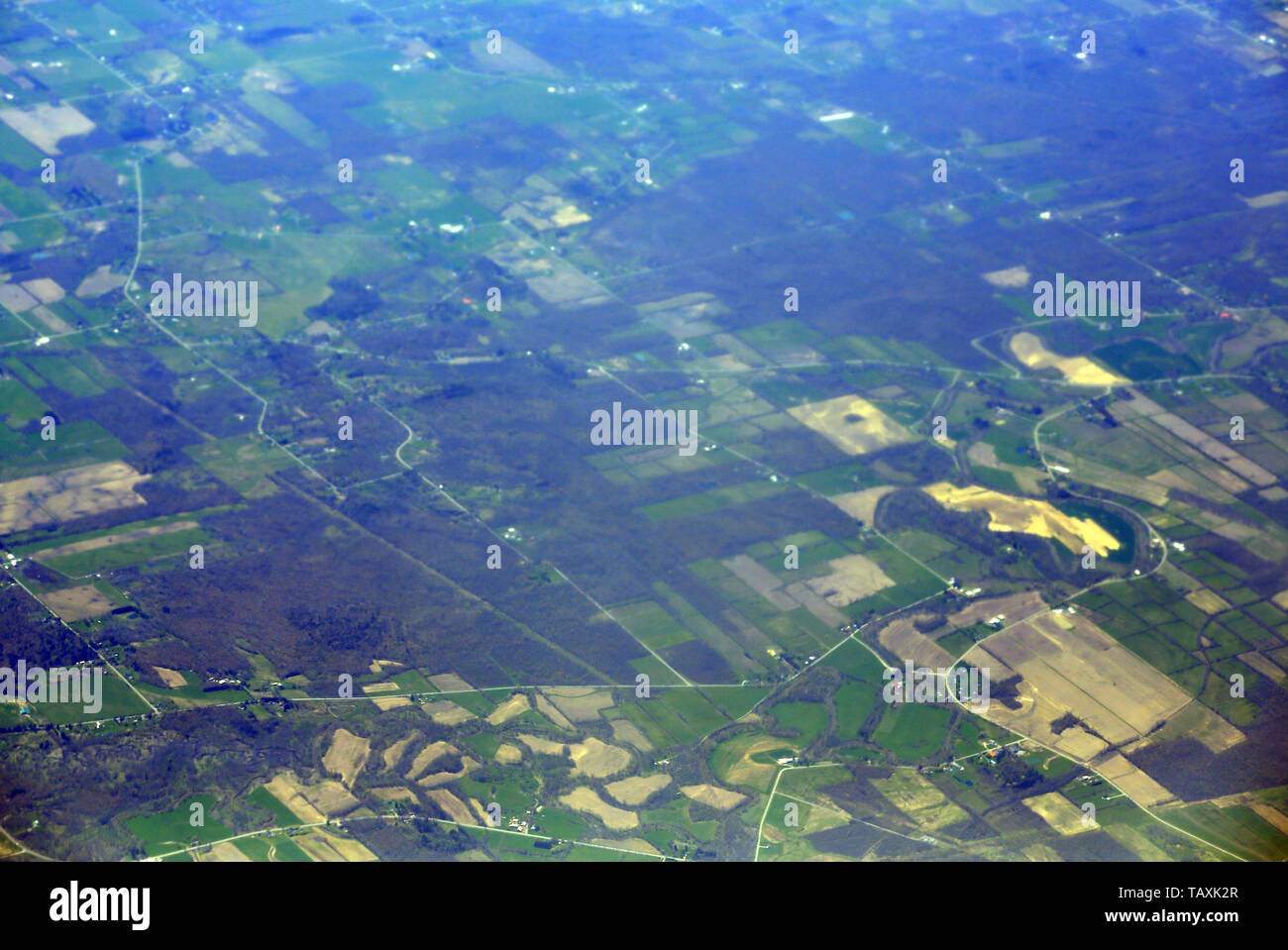 America farm satellite hi-res stock photography and images - Alamy