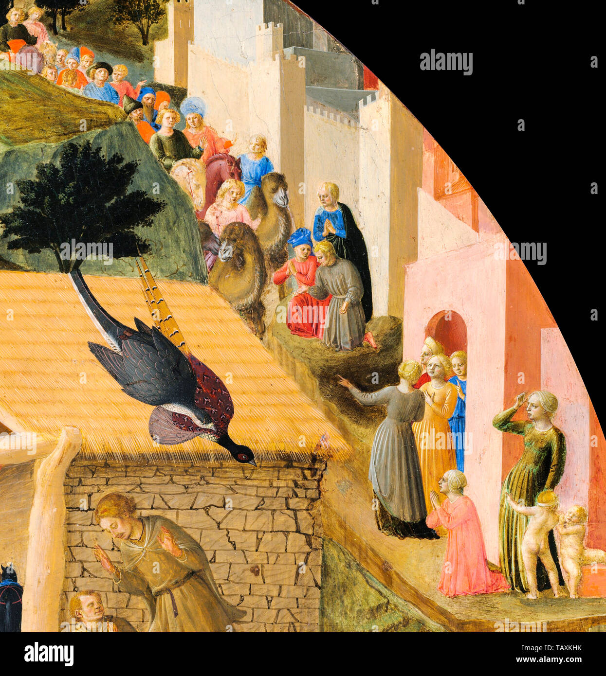 Fra Angelico, Fra Filippo Lippi, The Adoration of the Magi (detail), painting, circa 1440 NGA ...