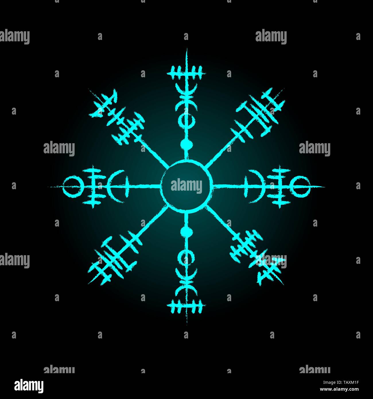 Magic ancient viking art Stock Vector Images - Alamy