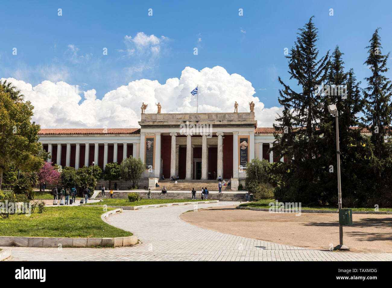 Athens, Greece. The National Archaeological Museum, a museum which ...