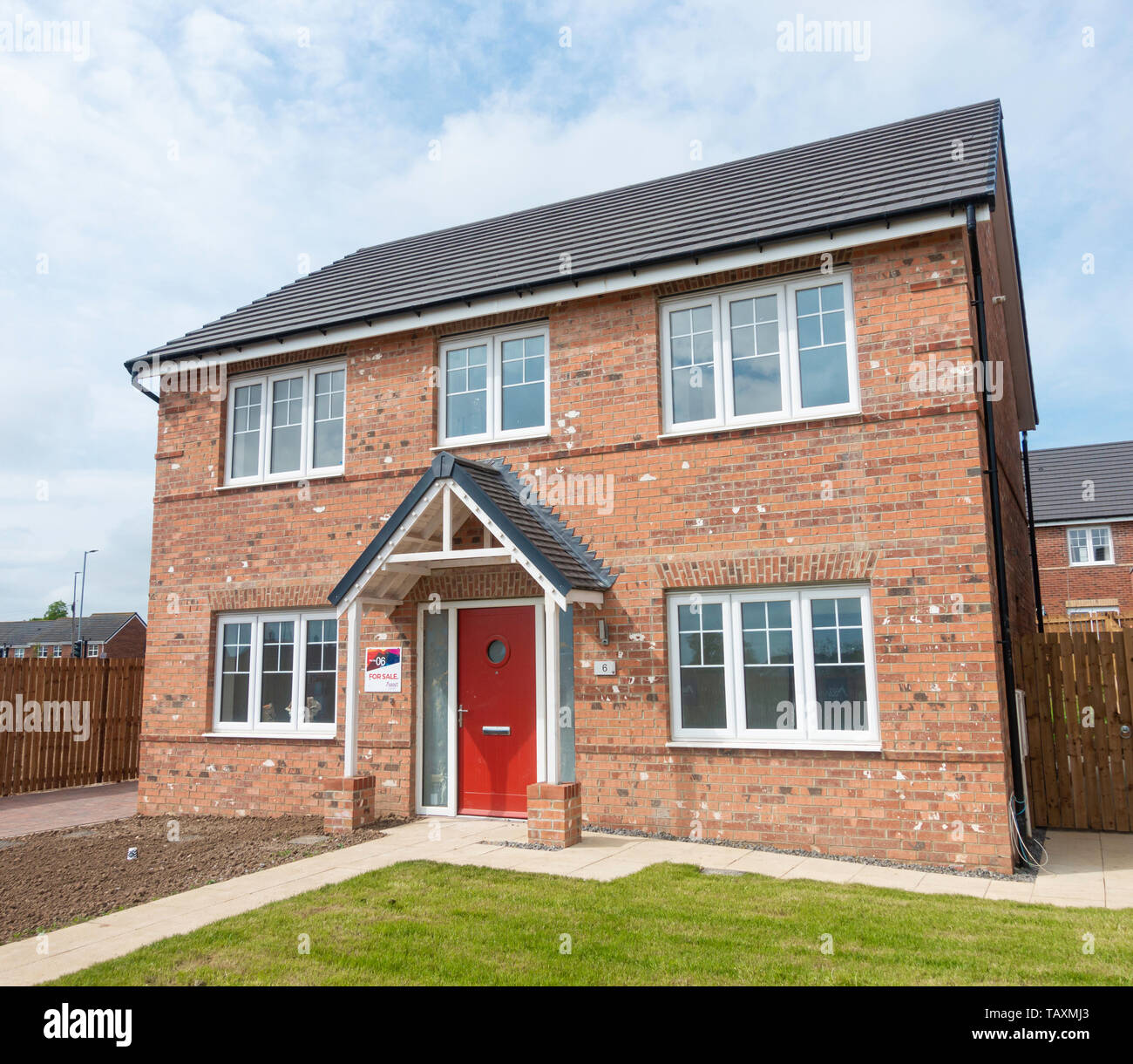 Avant Homes new homes development, north east England. UK Stock Photo ...