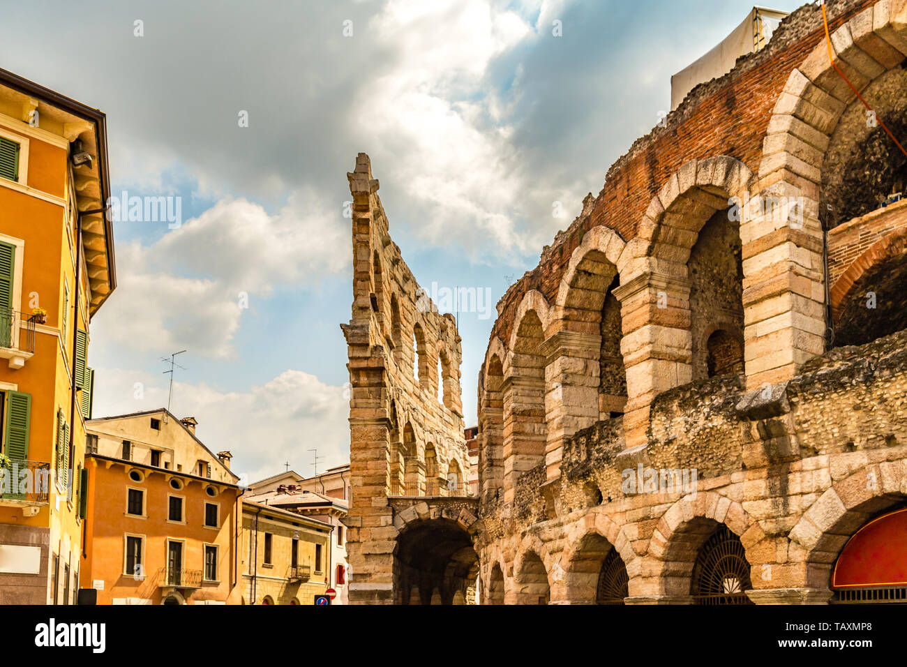 Stunning view of the amazing Verona Arena in Italy Stock Photo - Alamy