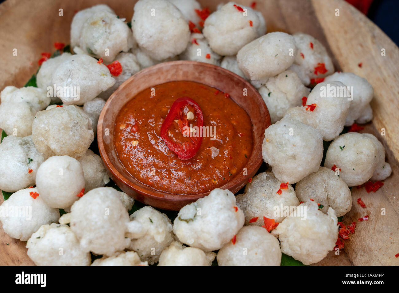 Cireng stand for Aci Goreng. That means Fried Tapioca Flour. This food ...