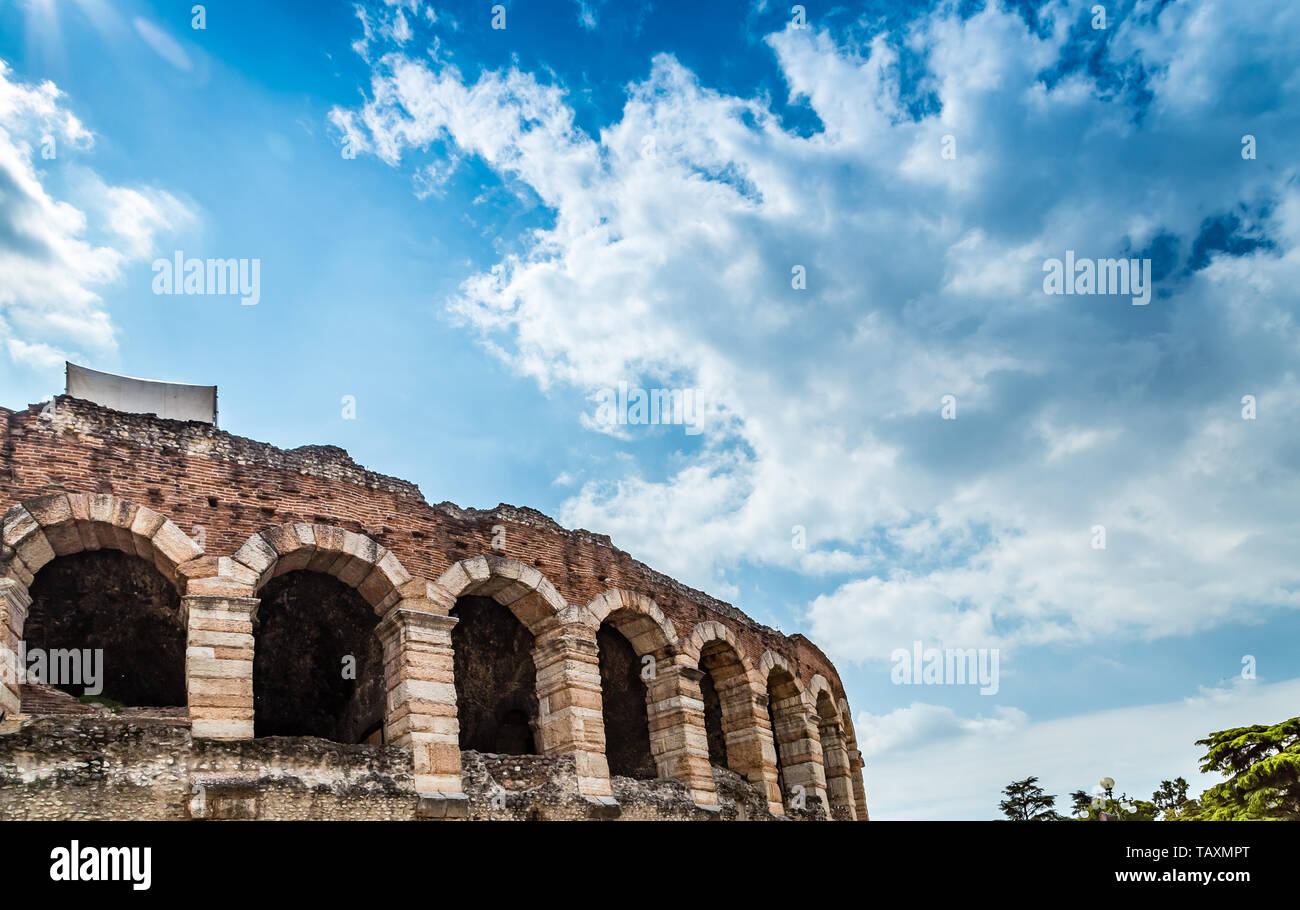 Stunning view of the amazing Verona Arena in Italy Stock Photo - Alamy
