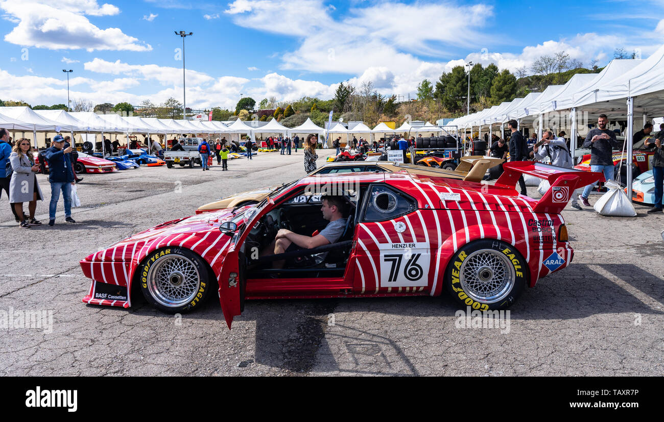 BMW M1 Procar in montjuic spirit Barcelona circuit car show Stock Photo ...