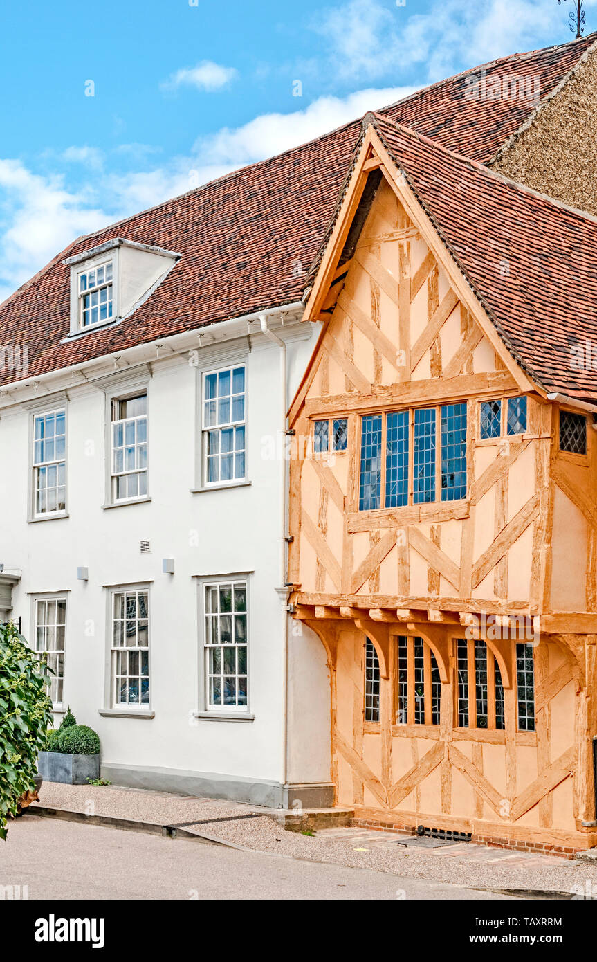 Houses and their windows in Lavenham, Suffolk, UK Stock Photo - Alamy