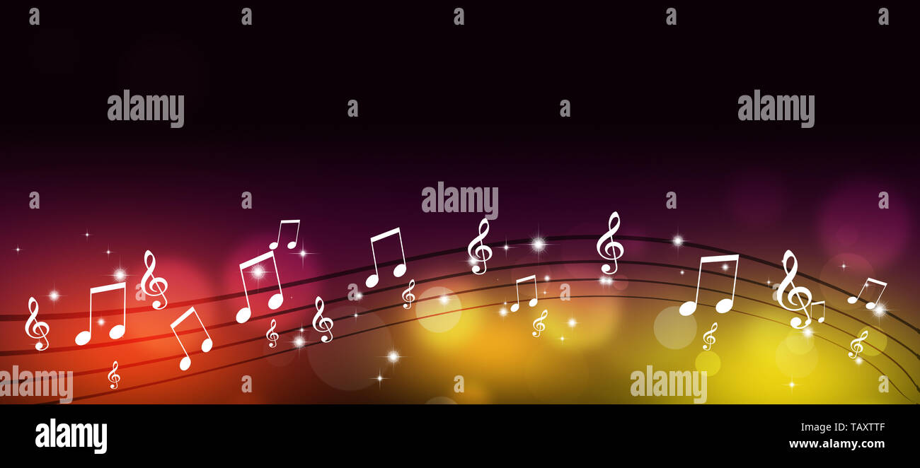 Facebook Cover Music Colorful