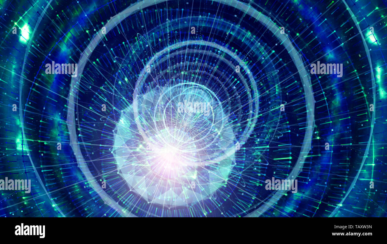 Futuristic Technology Background. Outer Space, Alien Technology And ...