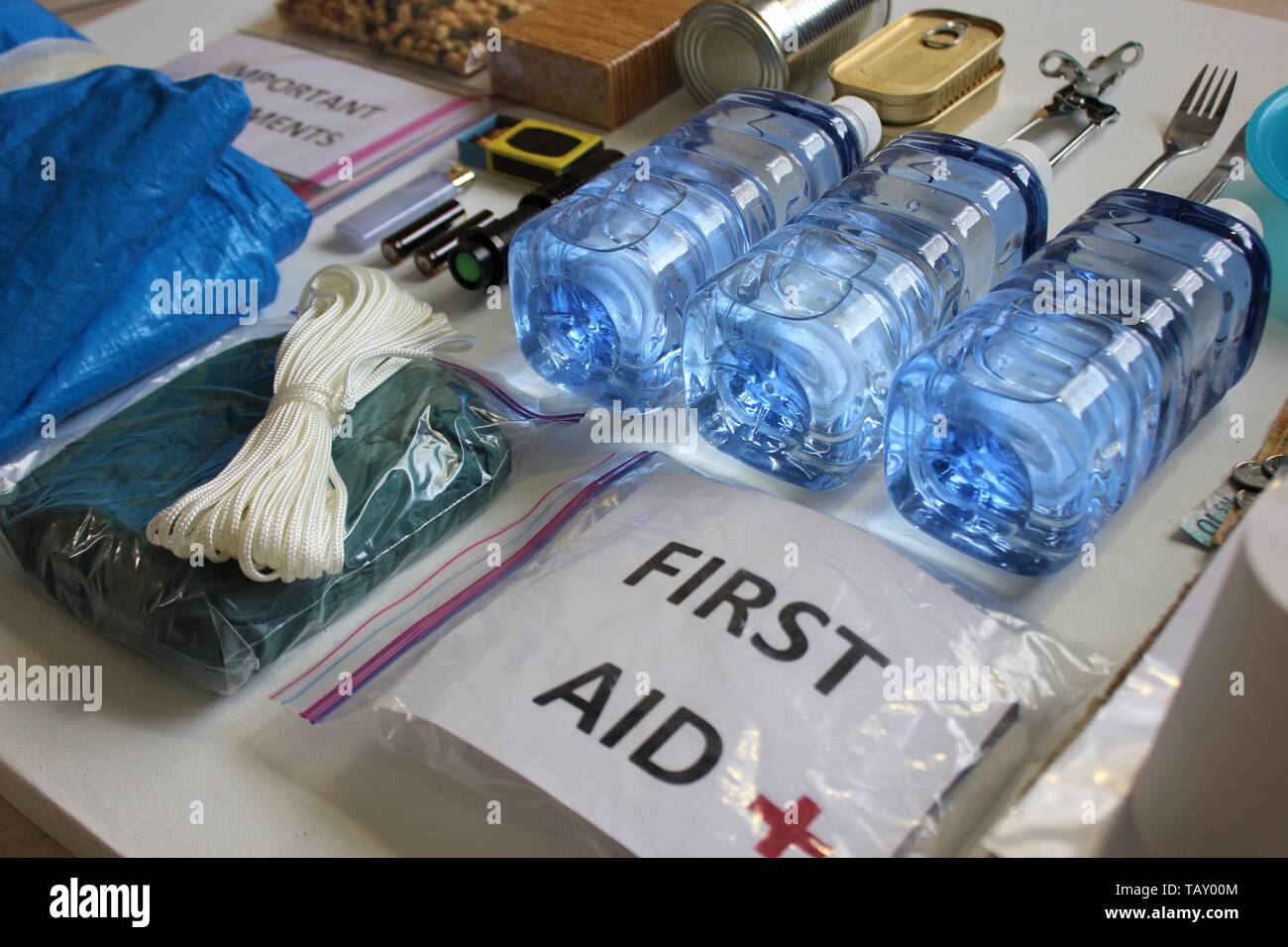 Prepare in advance for a natural disaster by putting together important ...