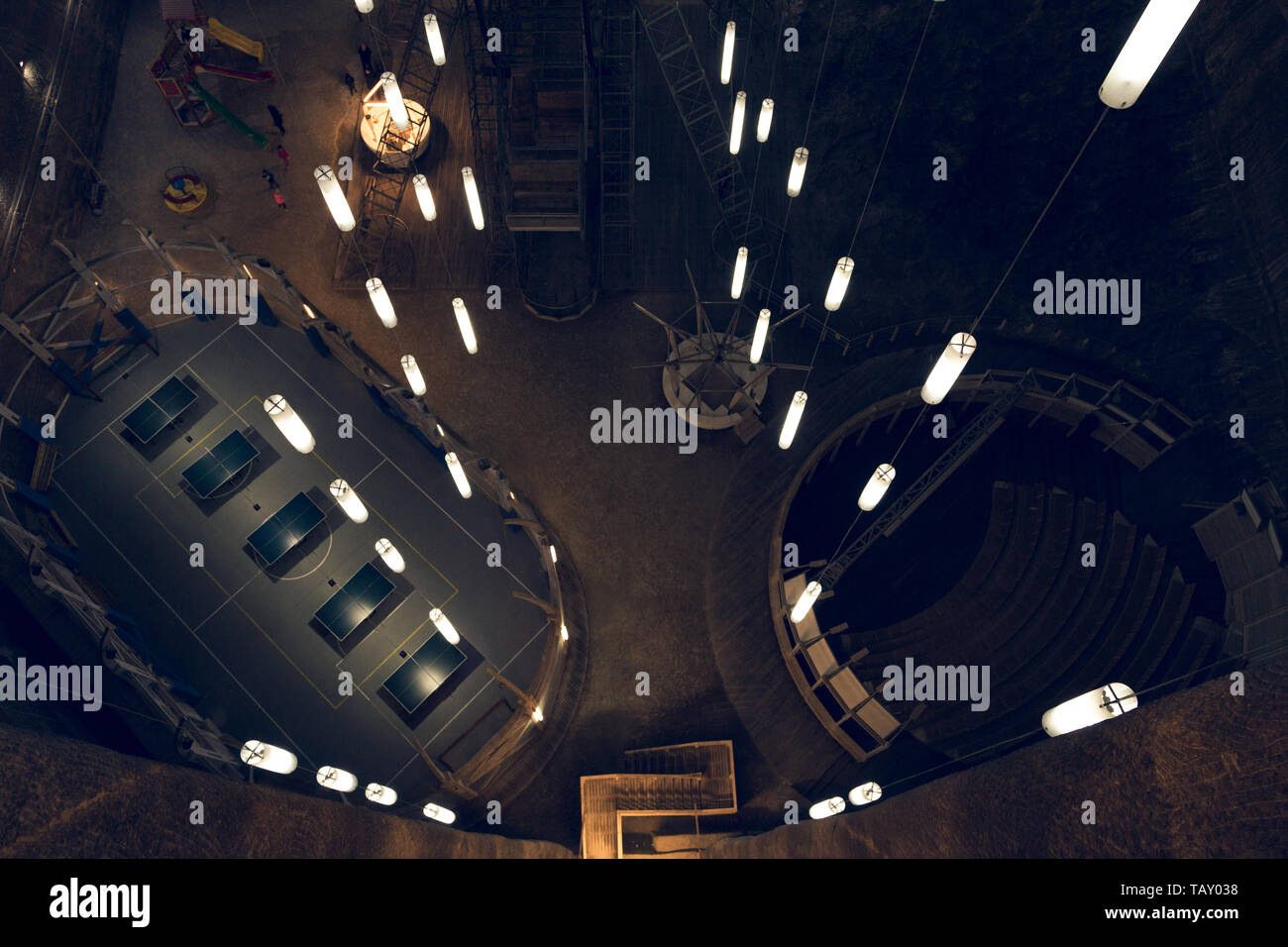 Turda Salt Mine Amusement Park Transylvania Romania Stock Photo - Alamy