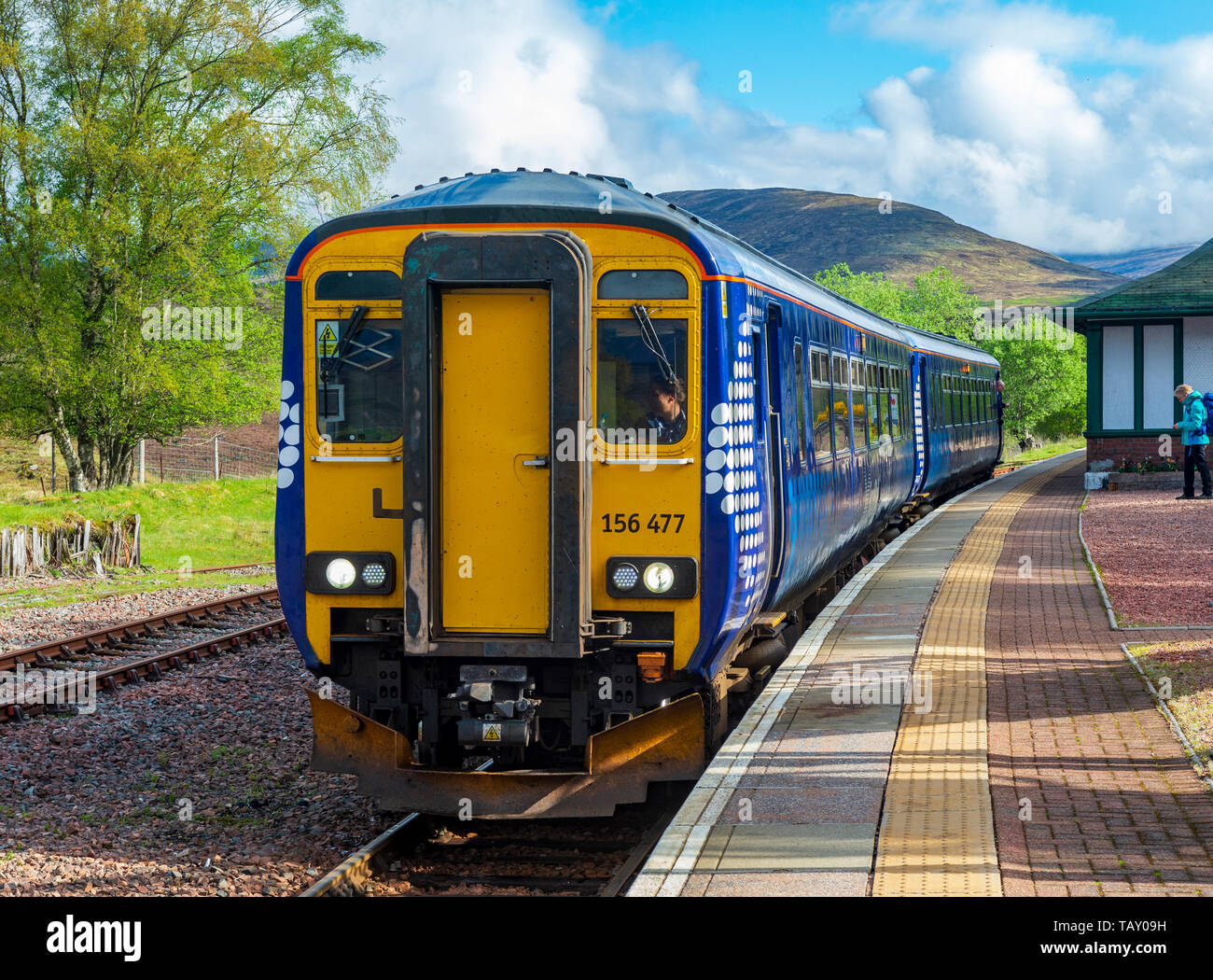 Rannoch Station, Perth and Kinross, Scotland, United Kingdom - One of ...