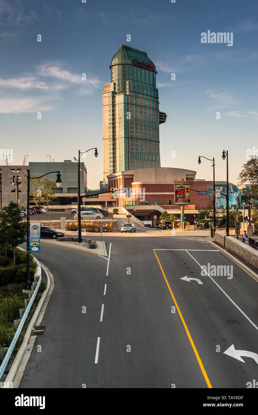 Niagara Falls, Canada: Fallsview hotel and casino building pictured ...