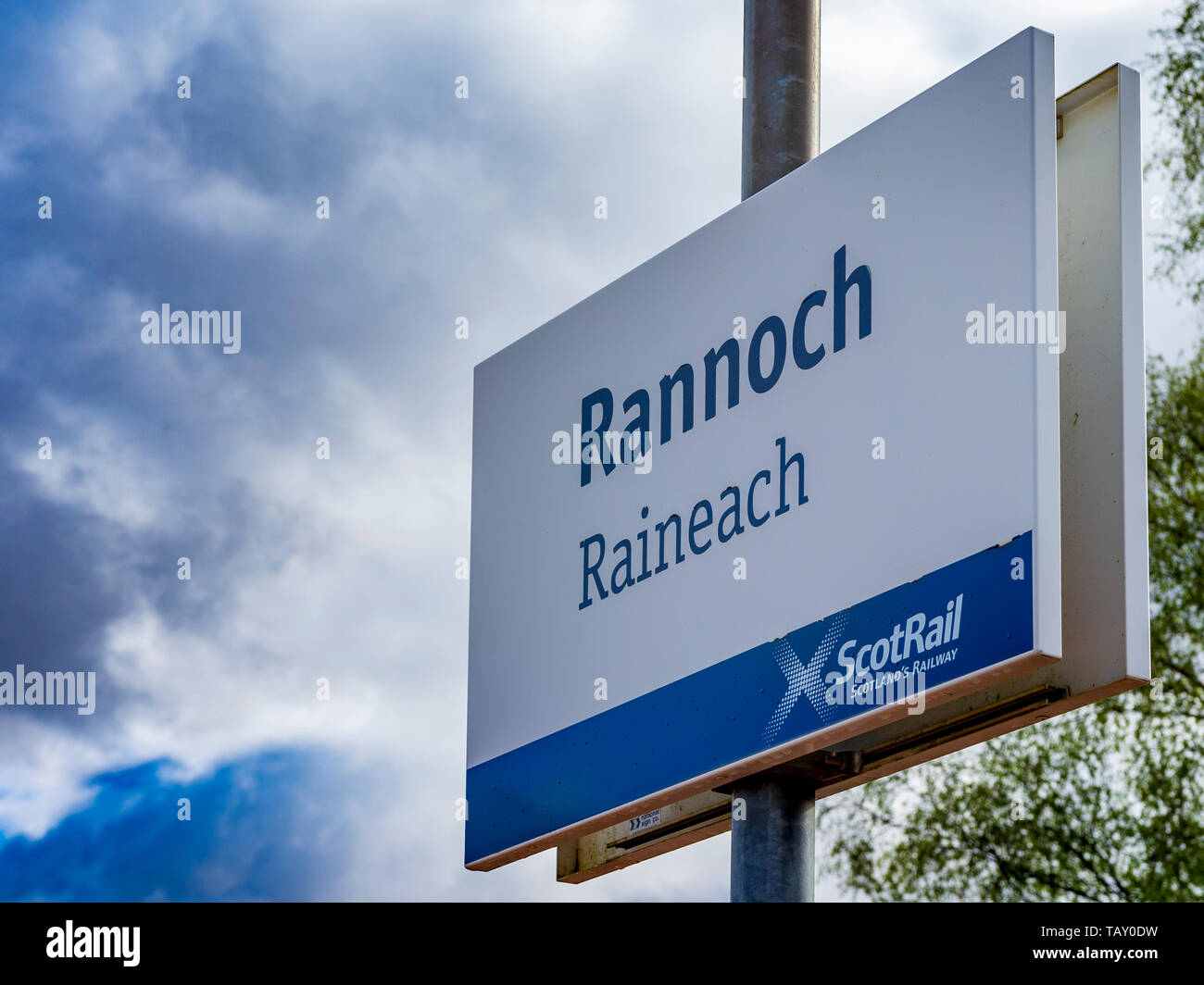 Rannoch Station, Perth and Kinross, Scotland, United Kingdom - One of ...