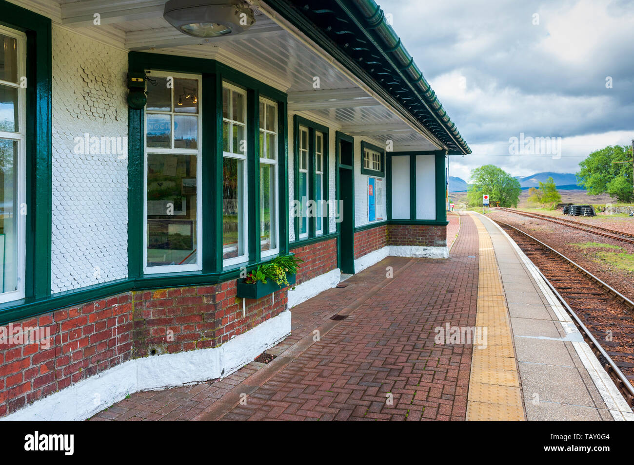 Rannoch Station, Perth and Kinross, Scotland, United Kingdom - One of ...